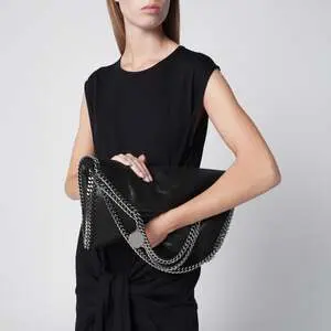 Stella McCartney Falabella Fold Over Bag - Black