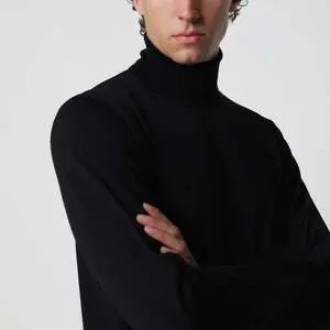 ROBERTO COLLINA Extra-fine Merino Wool Turtleneck Sweater