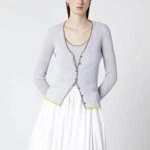 Roberto Collina Trimmed Cardigans For Women