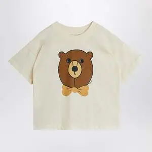 MINI RODINI Bear Print T-shirt - White
