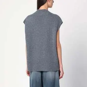 ROBERTO COLLINA V-neck Wool Vest