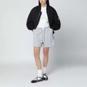 Attico Cotton Shorts - Grey