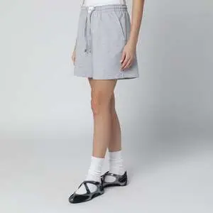 Attico Cotton Shorts - Grey