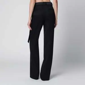 Attico Virgin Wool Tuxedo Trousers