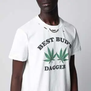 DAGGER Best Bud's" Distressed T-shirt