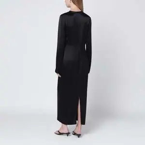 TOTEME Midi Dress In Lustrous Viscose