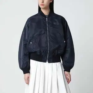 Prada Re-nylon Bomber Jacket - Blue