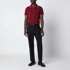 SANTANIELLO Tailored Cotton And Linen Trousers