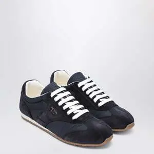 Prada Fabric And Suede Sneakers