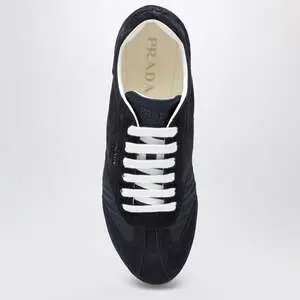 Prada Fabric And Suede Sneakers