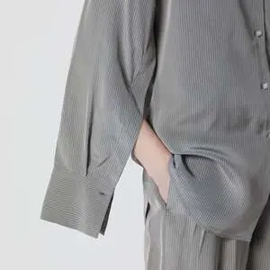 RÓHE Oversized Striped Shirt