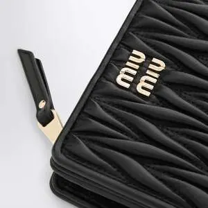 Miu Miu Small Matelassé Nappa Wallet