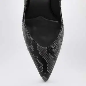 Miu Miu Ayers Python-print Leather Pumps - Red
