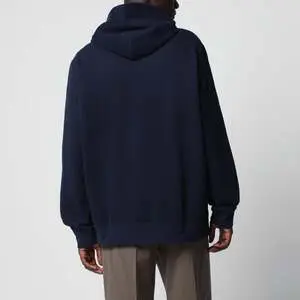 Polo Ralph Lauren Navy Cotton Blend Hoodie - Blue