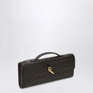 Bottega Veneta Andiamo Clutch - Brown