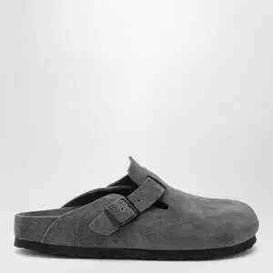 BIRKENSTOCK Birkenstock Boston Suede Clogs Black