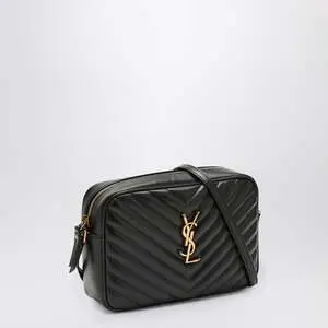Saint Laurent Lou Quilted Leather Camera Bag - Black