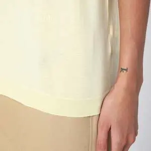 Bottega Veneta Light Yellow Cashmere Crew-neck Sweater
