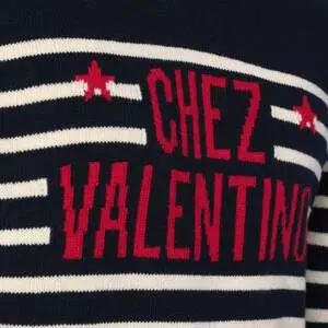 Valentino Garavani Virgin Wool Sweater With Jacquard Motif