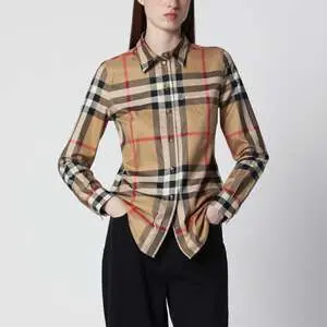 Burberry Pointed Collar Shirts For Women