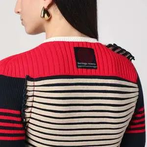 Bottega Veneta Striped Cotton Sweater - Multicolor