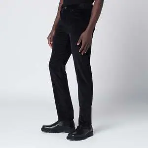 Burberry Dark Cotton Corduroy Trousers