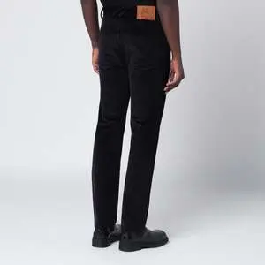 Burberry Dark Cotton Corduroy Trousers