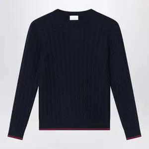 Gucci Wool Cable Knit Sweater - Blue