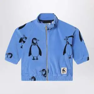 MINI RODINI Penguin Zip-up Sweatshirt