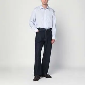Bottega Veneta Striped Cotton Poplin Shirt