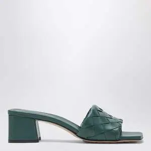 Bottega Veneta Intrecciato Mules - Green