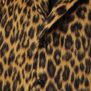 Bottega Veneta Single-breasted Leopard-print Wool Blend Coat