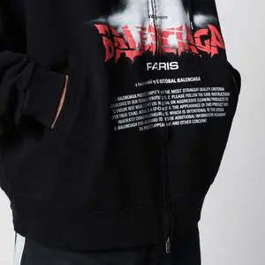 Balenciaga Oversized Zip Hoodie