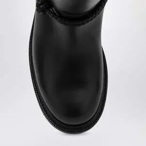 Bottega Veneta Leather Knee High Boots - Black