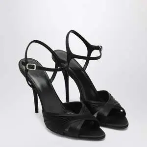 Balenciaga Dynasty Satin Heeled Sandals