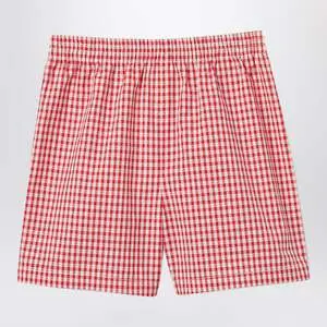Gucci Checked Cotton Shorts - Black