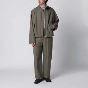 Bottega Veneta Compact Cotton Harrington Jacket