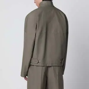 Bottega Veneta Compact Cotton Harrington Jacket