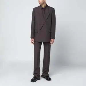 Gucci Double-breasted Jacket In Technical Panama Fabric