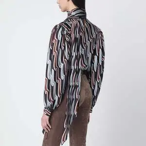 Gucci Printed Silk Twill Blouse
