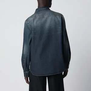 Gucci Denim Shirt With Washed Effect