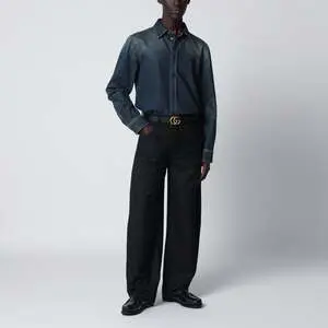 Gucci Denim Shirt With Washed Effect