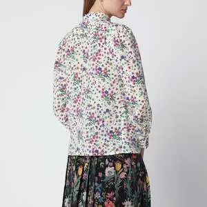 Gucci Printed Silk Shirt With Bow - Multicolor