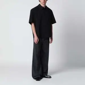 Balenciaga Tartan Wide-leg Trousers