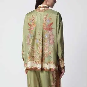 Zimmermann Indra Floral Print Silk Shirt - Multicolor