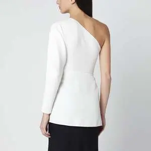 Valentino Garavani One-shoulder Couture Cady Top