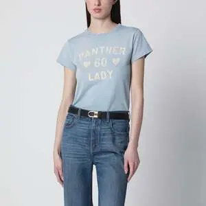 Valentino Garavani Panther Lady Crewneck T-shirt - Grey