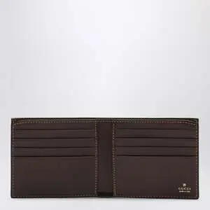 Gucci Essence Classic Bi-fold Wallet In Sand Gg Canvas - Beige