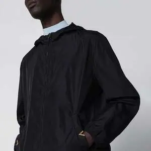 Valentino Garavani Hooded Windbreaker With Vlogo Detail