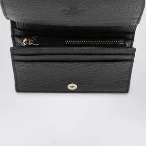 Valentino Garavani Rockstud Leather Wallet - Black